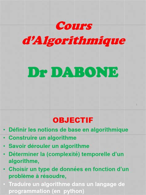 Introduction à Lalgorithmique En Python Pdf Programmation