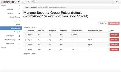 using nimbus cloud computing at pawsey simplified security and networking