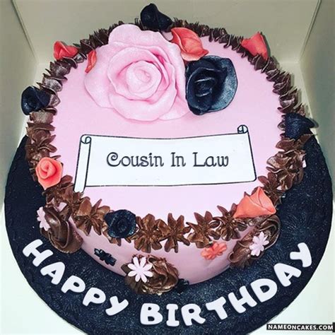 Happy Birthday Cousin In Law Cake Images
