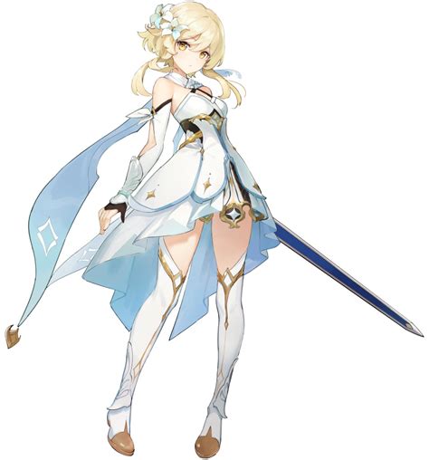 Safebooru 1girl Absurdres Blonde Hair Boots Cape Dress Flower Full Body Genshin Impact Hair