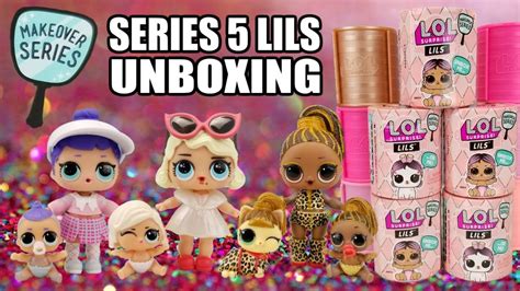 Lol Surprise Series 5 Lils Unboxing Lol Makeover Lil Sisters