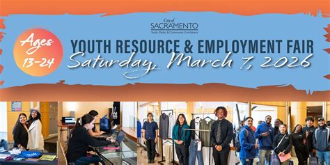 2026 Youth Resource And Employment Fair Free Event At Sacramento City