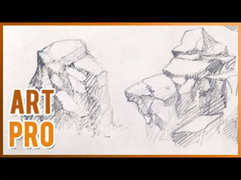 How To Draw Rock Wall