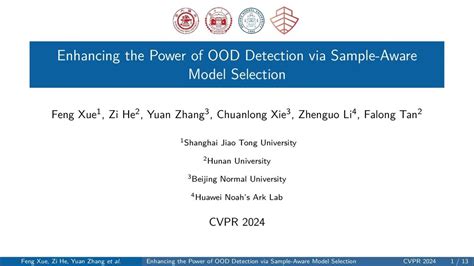Enhancing The Power Of Ood Detection Via Sample Aware Model Selection