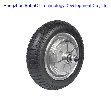 Roboct Inch DC V V V Hub Motor With Encoder For Mobile Robot Agv AMR Hub Motor And