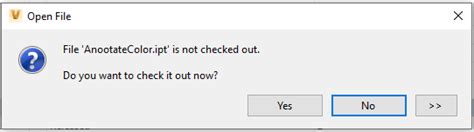 files are checked out automatically without prompt when opening from vault