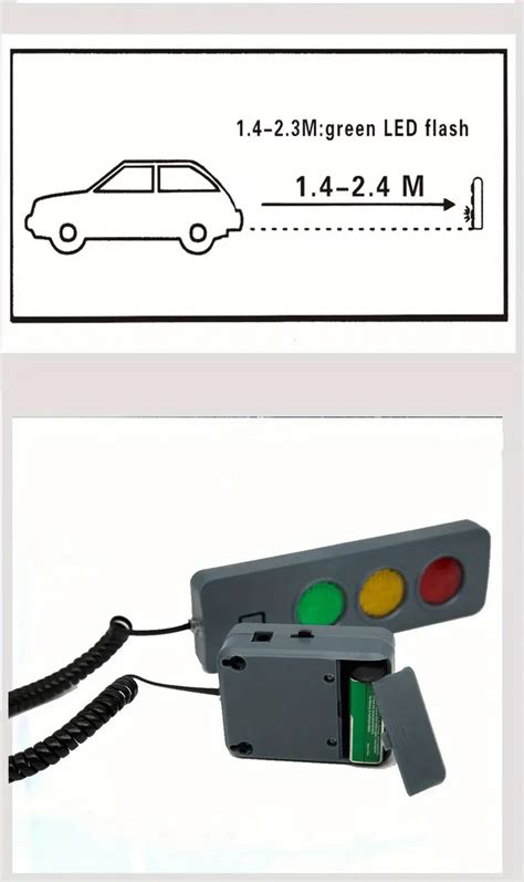 Garage Intelligent Parking Device Led Traffic Lights Parking Alarm