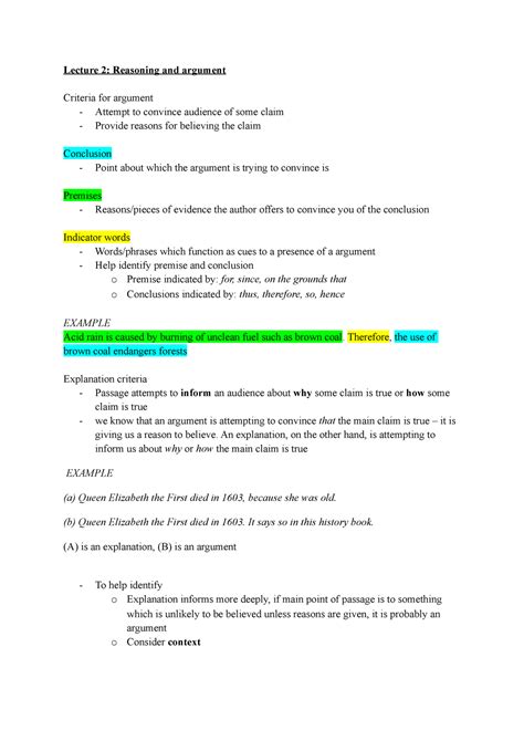 Philosophy Lecture Combined Summarised Notes Warning Tt More Functions Defined Than Expected