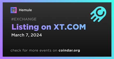 Hemule To Be Listed On Xt Com On March 7th — Coindar