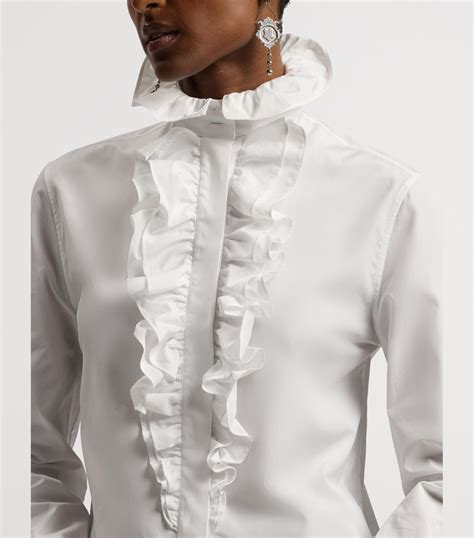 Ralph Lauren Collection Cotton Broadcloth Dolley Shirt Harrods Us
