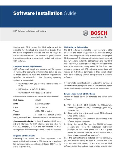 Cdr Software Installation Manual 43 Pdf Microsoft Windows