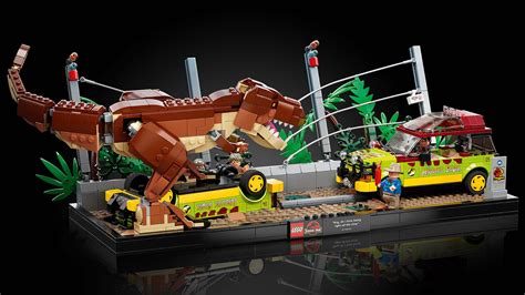 Jurassic Park T Rex Breakout Of Paddock Scene Immortalized In Lego My Xxx Hot Girl