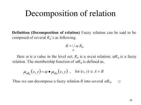 Ppt Chapter 3 Fuzzy Relation And Composition Powerpoint Presentation