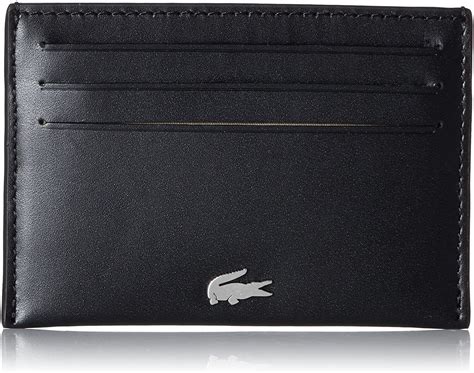 Lacoste Men Cc Holder Nh1346fg Black Bigamart