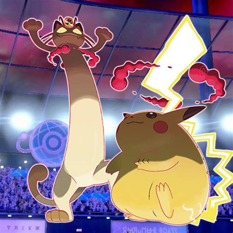 Gigantamax Meowth Transformation