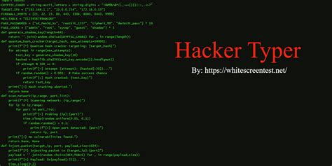 Hacker Typer Simulator Product Information And Latest Updates 2025 Product Hunt