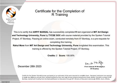 Learning Datascience Rprogramming Certification Mitadtu Arpit