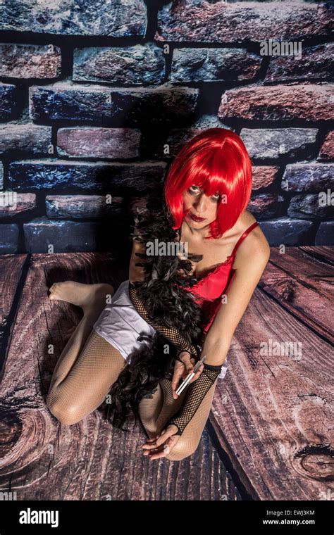 Drug Addicted Woman Stock Photo Alamy