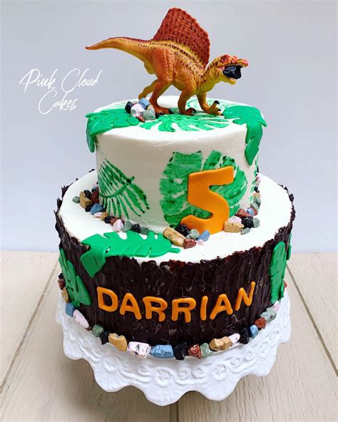 Spinosaurus Cake 🦖🧡🦕 Dinosaur Pink Cloud Cakes Facebook