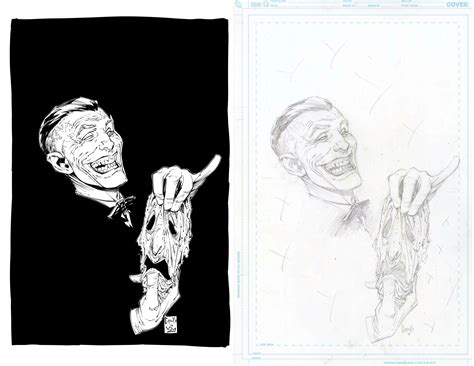 Joker Inks Over Capullo By Kingcorey25 On Deviantart