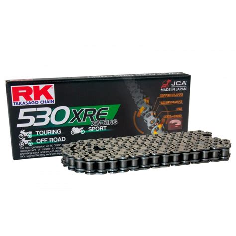 Cadena Rk 530 Xre Gris Acero Con Retenes Xw
