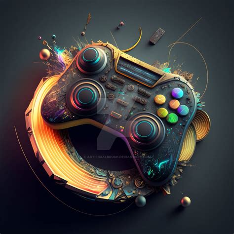 Maestro Futuristic Video Game Controller By Artificialbrush On Deviantart