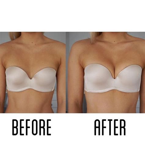 Push Up Bra Vs Normal Bra Before And After