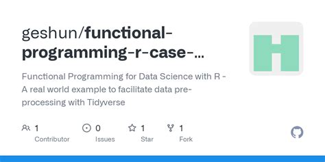 GitHub Geshun Functional Programming R Case Study Functional Programming For Data Science
