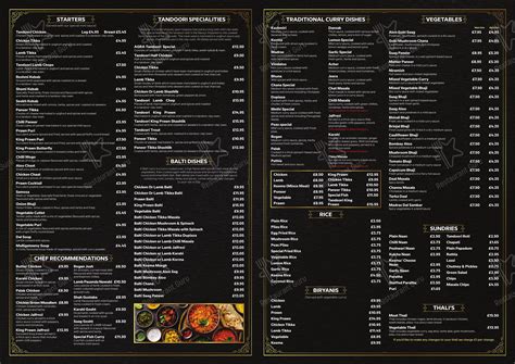 Menu At The Agra Tandoori Restaurant Stanmore 33 Stanmore Hill