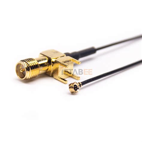 Ipex To Right Angle Rp Sma Pcb Through Hole Connector Cable Metabeeai