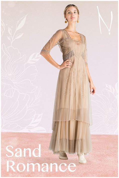 Nataya Victoria Cl 201 Sand Gown Nataya Dress Vintage Inspired