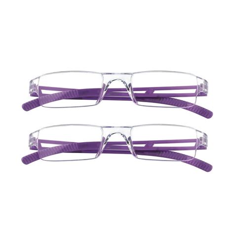 Lambbaa 2 Pack Reading Glasses Blue Light Blocking Computer Reading Glasses For Women And Men