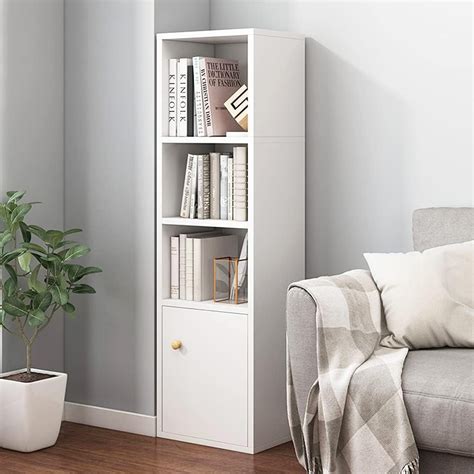 Small Narrow Corner Bookcase 47 Inches Tall Gap Freestanding