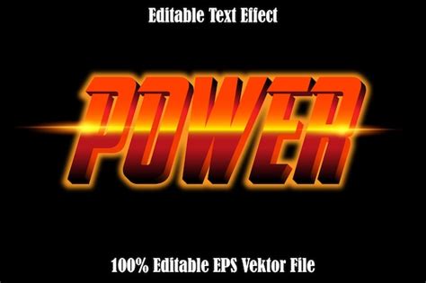 Estilo De Gradiente 3d De Efeito De Texto Editável Vetor Premium