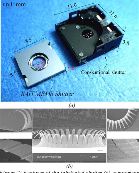 Figure 2 From Study On The Reliability Of The Mechanical Shutter Utilizing Roll Actuators