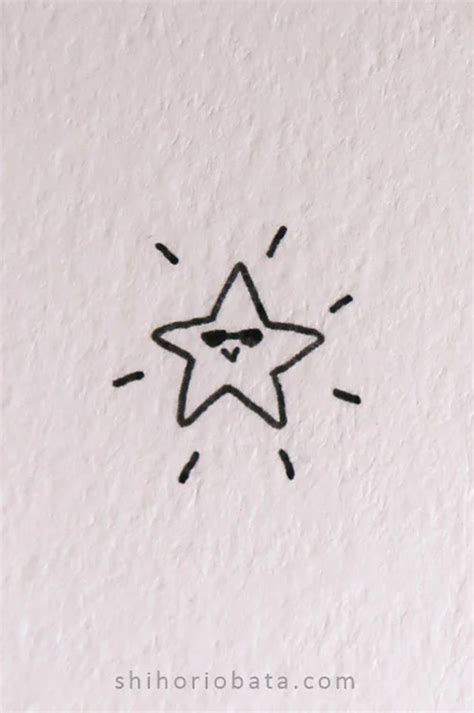 25 Easy Star Drawing Ideas Cute Easy Doodles Cute Doodles Drawings Blue Drawings Small