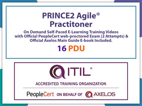 Prince2 Agile® Practitoner Elearning And Peoplecert Exam Bundled