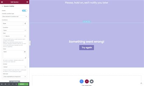 How To Show Or Hide Section Based On Using Dynamic Visibility JetEngine Crocoblock