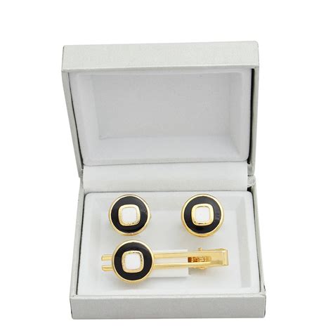 Men Black Round Brass Cufflink Set 30gm At ₹ 200pair In Mumbai Id