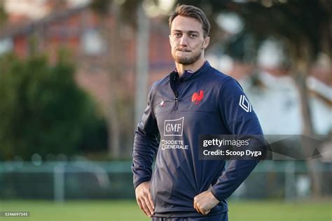 Alexandre Roumat Of Xv De France During The Training Session Of The