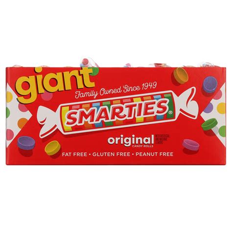 Smarties Candy Rolls Giant 36 Count Allergen Free Best Deals And