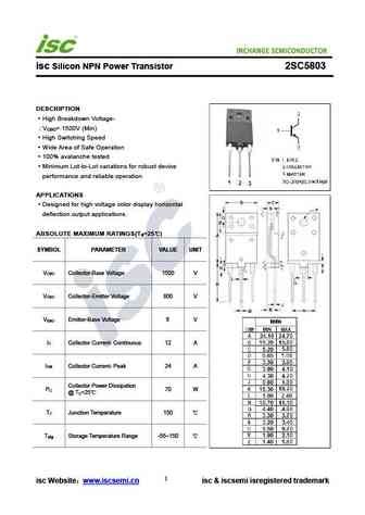 2sc5804 Datasheet Pdf And Replacements Transistor Equivalent Finder