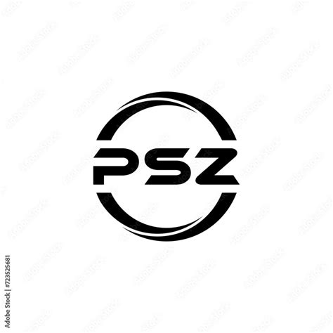 Psz Letter Logo Design With White Background In Illustrator Cube Logo