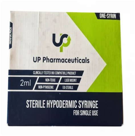 2ml Sterile Disposable Hypodermic Syringe With Needle At ₹ 165box