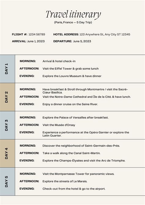 Fancy Program Itinerary Template Terracotta Pampas Grass Welcome