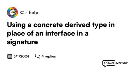 Using A Concrete Derived Type In Place Of An Interface In A Constructor