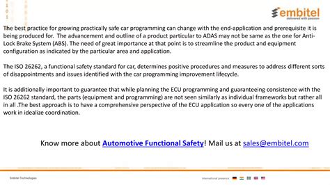Iso 26262 Automotive Functional Safety Pptx