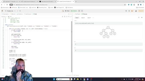 Leetcode 75 236 Lowest Common Ancestor Of A Binary Tree Youtube