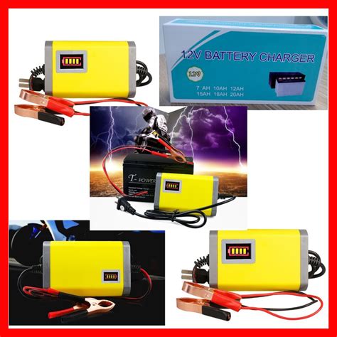 Jual Charger Aki Motor Lead Acid 12v 2a Dengan Chip Pintar Mencegah Over Charging Shopee Indonesia