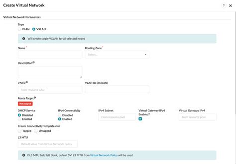 Create Virtual Network Apstra Juniper Networks